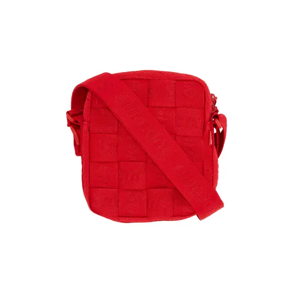 Supreme Woven Shoulder Bag - Red