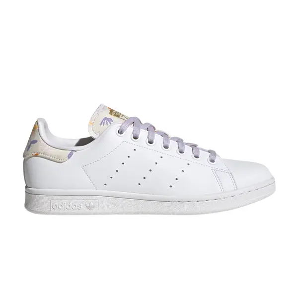 Adidas Stan Smith Floral Sneakers - White