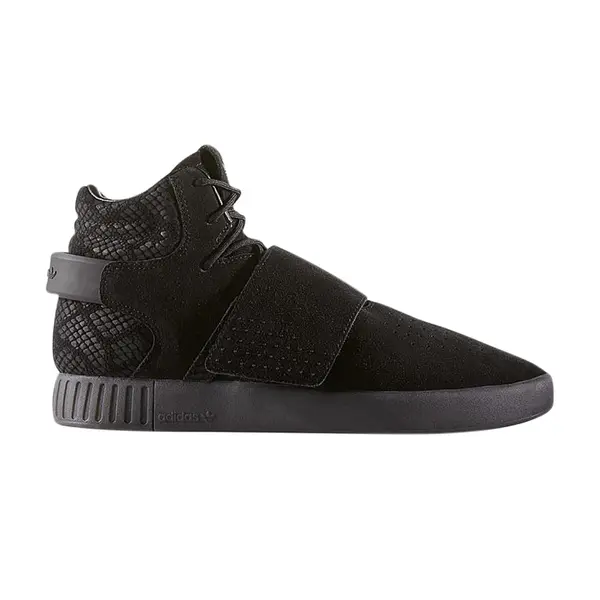 Adidas Tubular Invader Strap Sneakers - Black