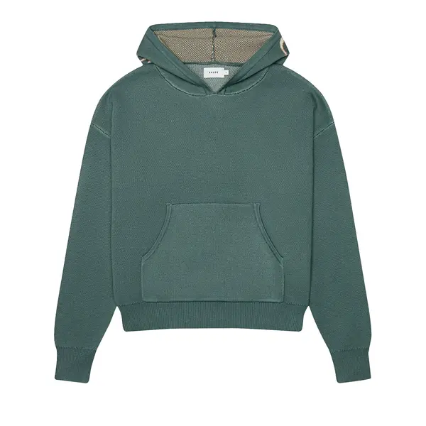 Rhude Script Logo Knit Hoodie