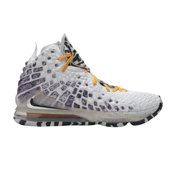Nike Nba 2k20 X Lebron 17 'bron 2k Playoffs' Gamer Exclusive Sneakers - White