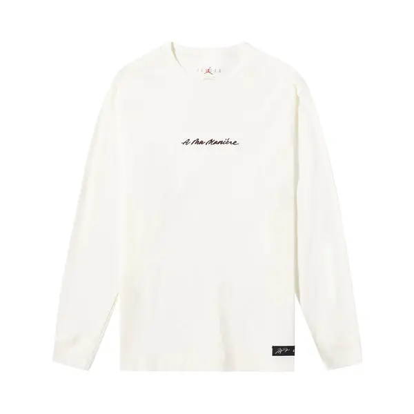 JORDAN X A Ma Maniere Long-sleeve Tee 'sail - Cream