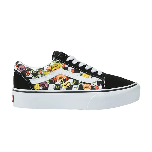 VANS Old Skool Platform Checkerboard Sneakers