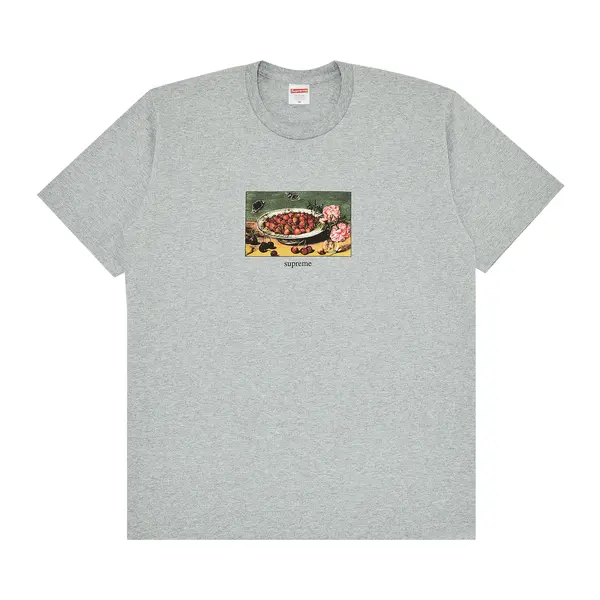 Supreme Strawberries Tee 'heather - Grey