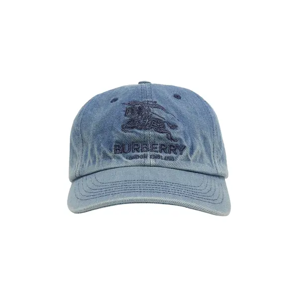 Supreme X Burberry Denim 6-panel Cap - Blue