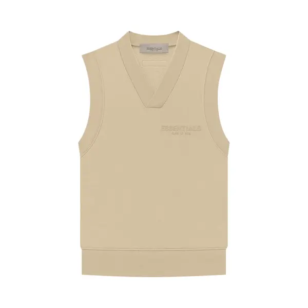 Fear Of God Pullover V-neck Vest - Cream