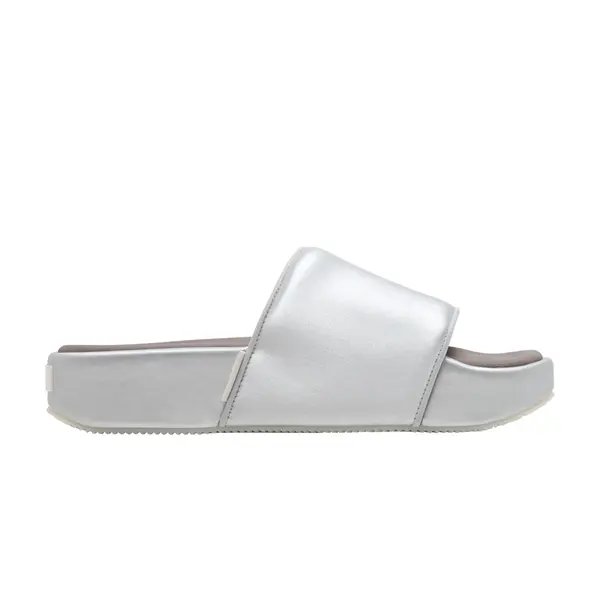 Adidas Metallic Slides Silver Editorialist