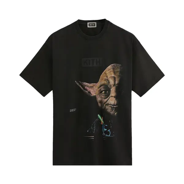 Kith X Star Wars Yoda Vintage Tee - Black