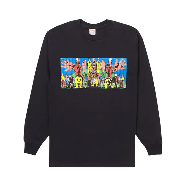 Supreme Gilbert And George Death After Life Long-sleeve Tee - Black