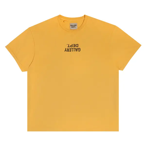GALLERY DEPT. Logo Tee - Gold