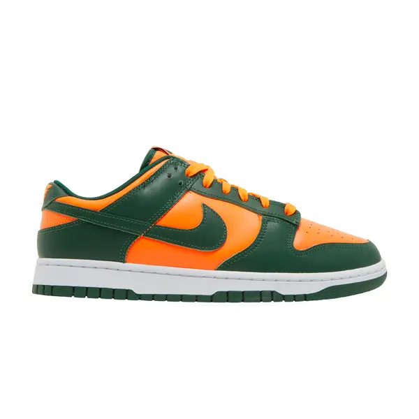 Nike Dunk Low "miami Hurricanes" Sneakers