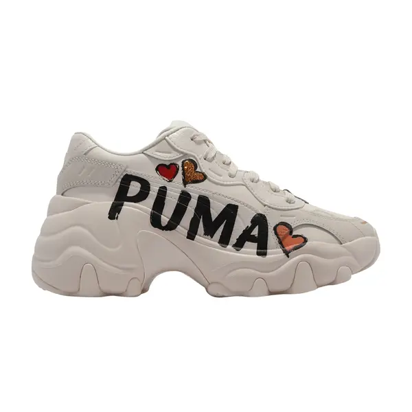 PUMA Pulsar Wedge Cn Logo Hearts Sneakers - White