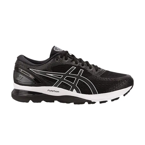 Asics Gel Nimbus 21 2e Wide Athletic Shoes - Black