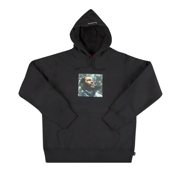 Supreme Marvin Gaye Hooded Sweatshirt - Black
