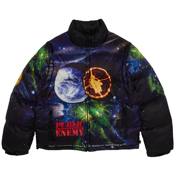 Supreme X Undercover X Public Enemy Puffer Jacket - Multicolor