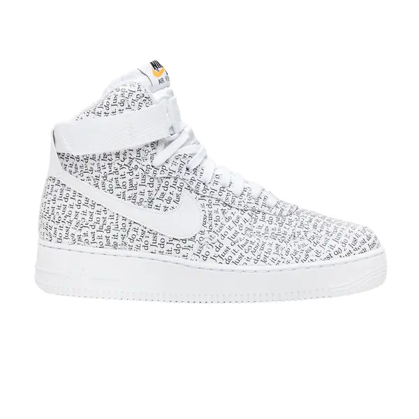Nike Force 1 High Lx 'just Do It' Sneaker - White