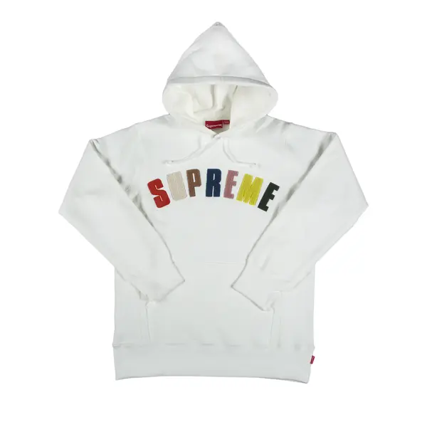 Supreme Chenille Arc Logo Hooded Sweatshirt