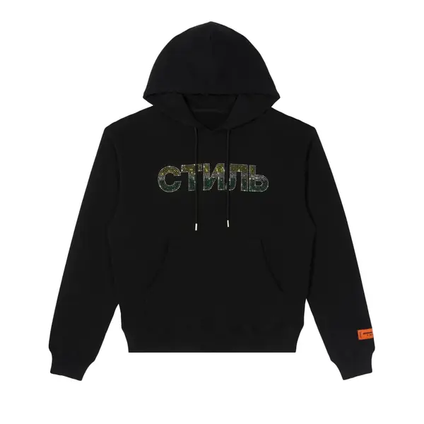 Heron Preston Ctnmb Strass Hoodie - Black | Editorialist