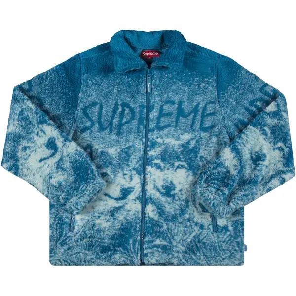 Supreme Wolf Fleece Jacket - Teal