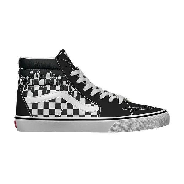 VANS Sk8-hi Paint Drip Checkerboard Sneakers