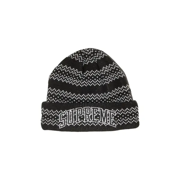 Supreme X New Era Split Beanie - Black