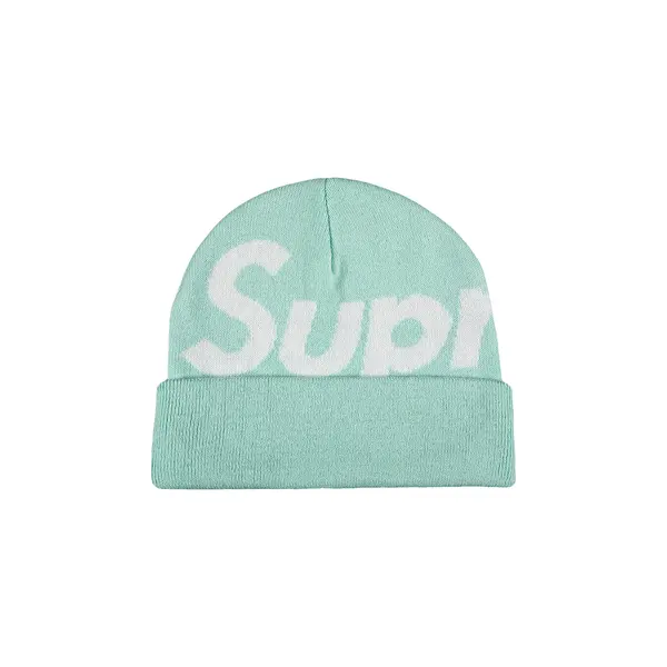 Supreme Big Logo Beanie - Blue