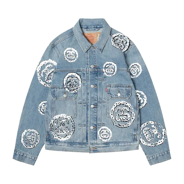 StÜssy X Denim Tears Type 2 Jacket - Blue