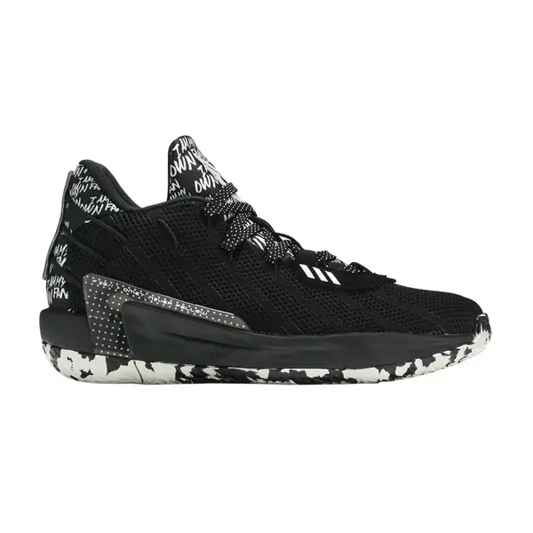 Adidas Dame 7 'i Am My Own Fan Core Sneakers - Black