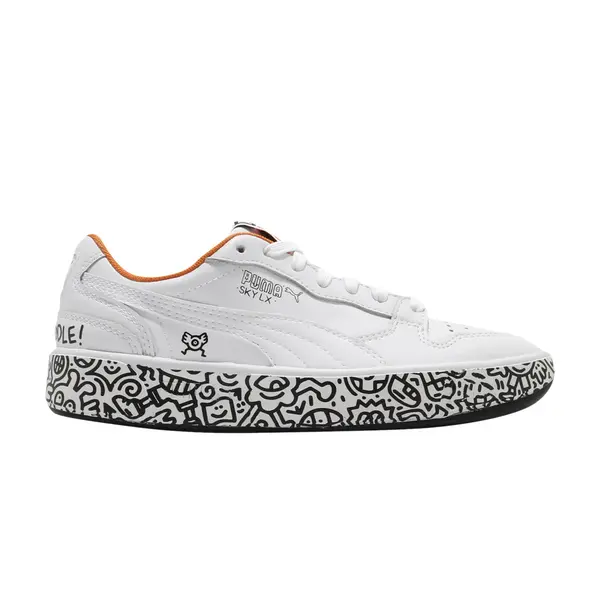 PUMA Mr. Doodle X Sky Lx Low 'wavy Doodles' Sneakers - White