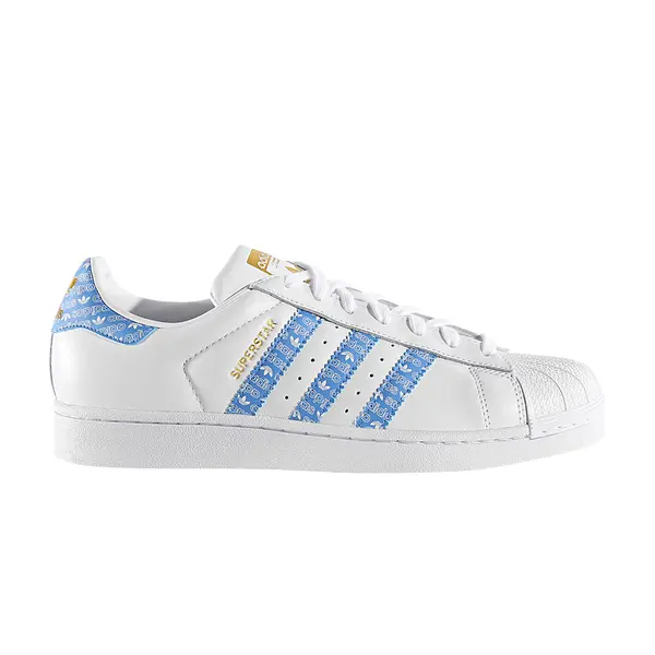 Adidas Superstar Logo Print Sneakers - White