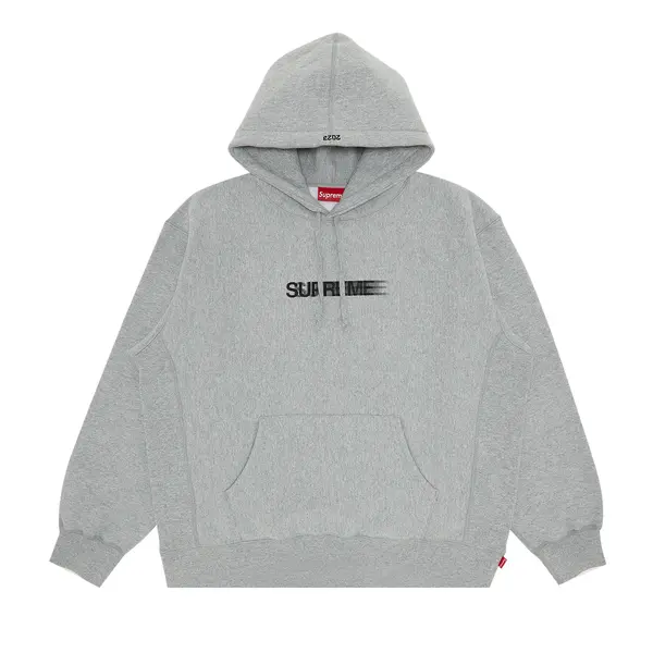 Supreme Motion Logo Hooded Sweatshirt - Grey