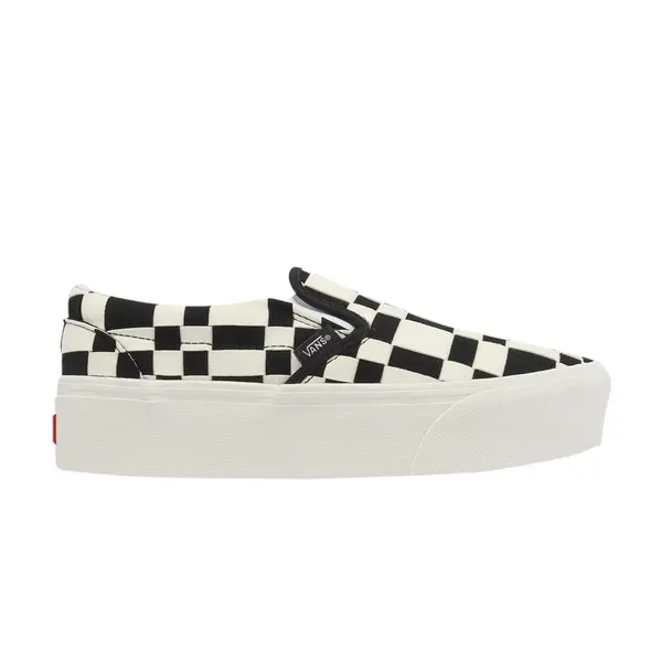 VANS Classic Slip-on 'woven Checkerboard - Black