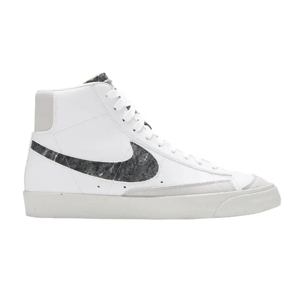 Nike Blazer Mid '77 Vintage Recycled Wool Sneakers - White