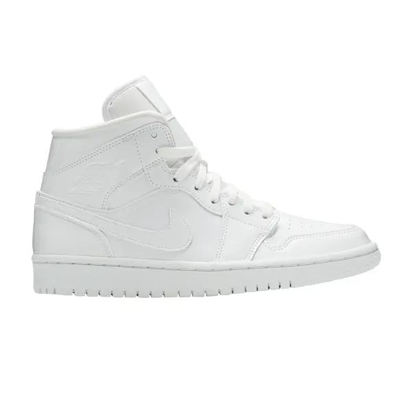 JORDAN 1 Mid Patent Sneakers - White