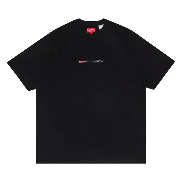 Supreme Property Label Short-sleeve Top - Black
