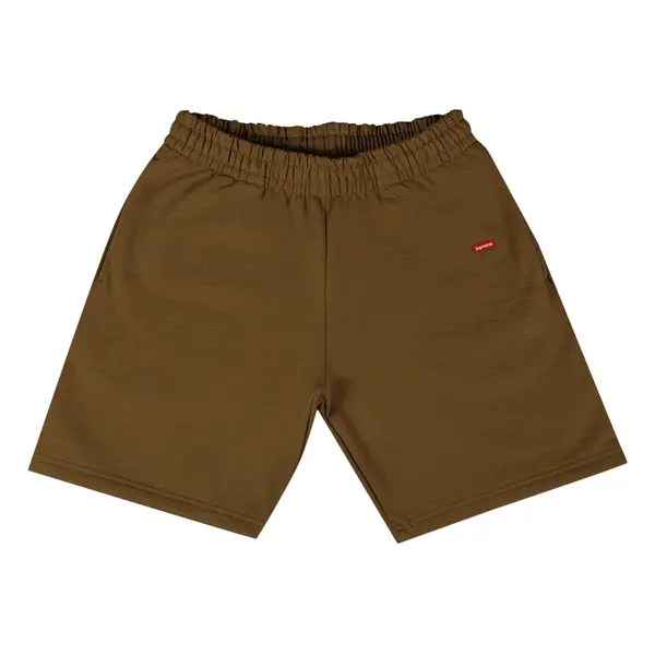 Supreme Small Box Sweatshort - Brown