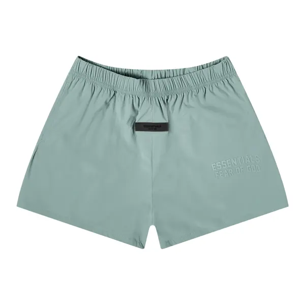 Fear Of God Running Nylon Short 'sycamore - Green