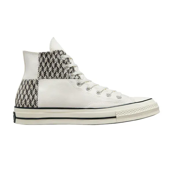 CONVERSE Chuck 70 High Herringbone Patchwork - Cream