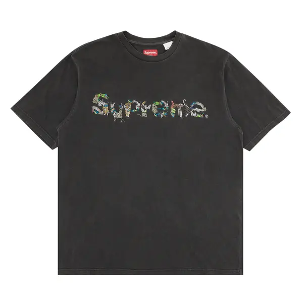 Supreme Animal Kingdom Short-sleeve Top - Black