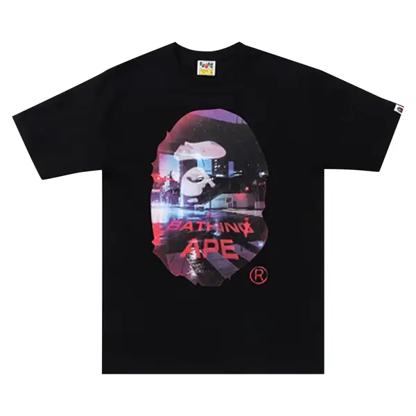 A BATHING APE Back Street Tee - Black