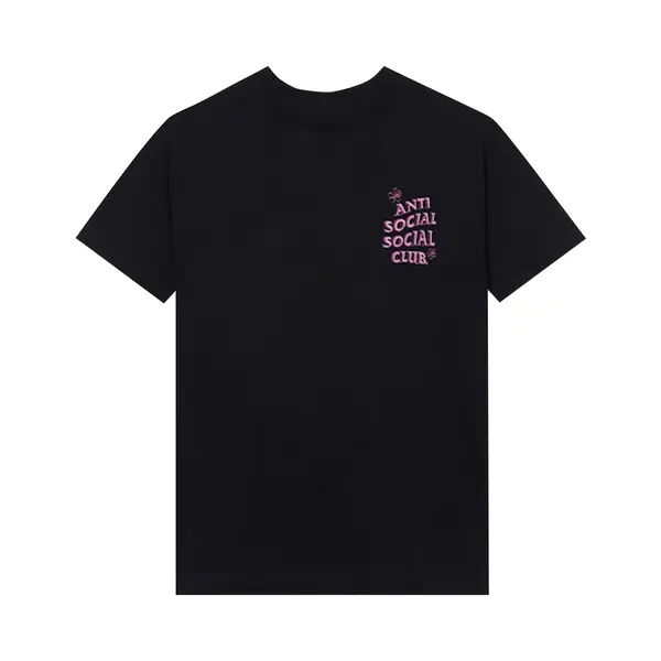 ANTI SOCIAL SOCIAL CLUB Coral Crush" Graphic T-shirt - Black