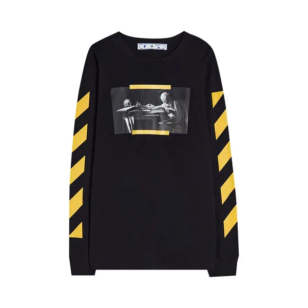 Off-White Caravaggio Painting Long-sleeve Tee - Black