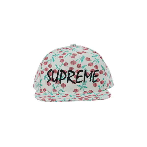 Supreme Cherries 5-panel Cap - Cream