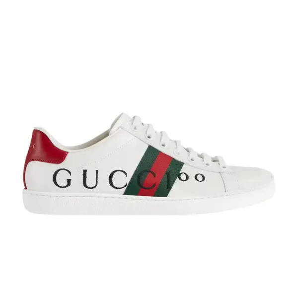 Gucci Ace 100 Print Sneakers - White
