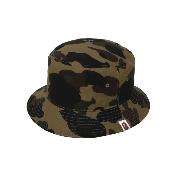 A BATHING APE 1st Camo Bucket Hat - Green