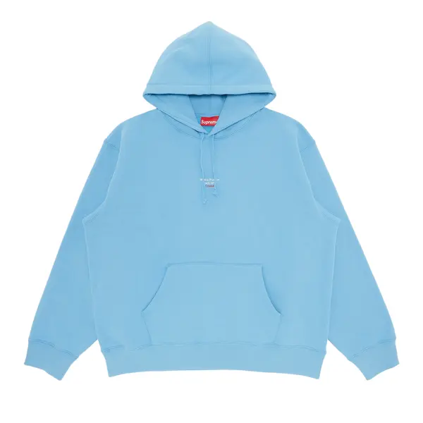 Supreme World Famous Micro Hooded Sweatshirt - Blue