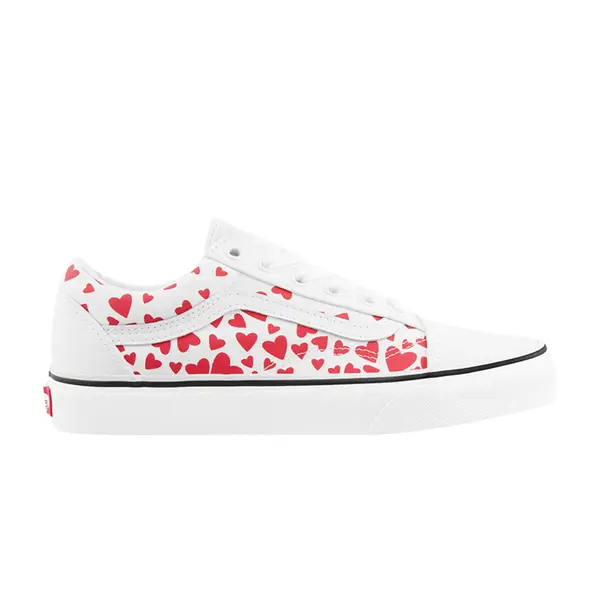 VANS Old Skool Valentine Hearts Sneakers - White