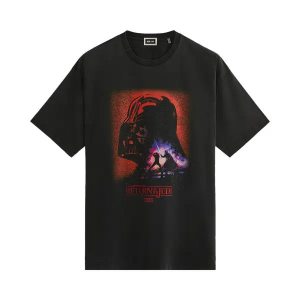 Kith X Star Wars Darth Vader Poster Vintage Tee - Black