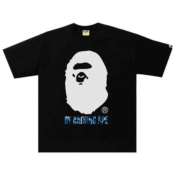 A BATHING APE Abc Camo Rlx Tee - Black
