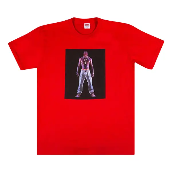 Supreme Tupac Hologram Tee - Red